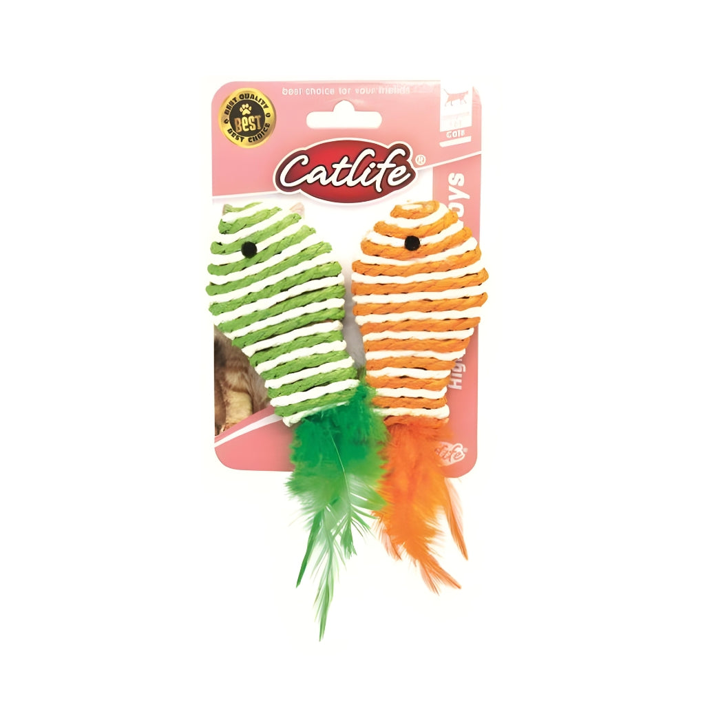 Catlife Feather Tail Fish Toy 2pk – PET PANTRY CANADA