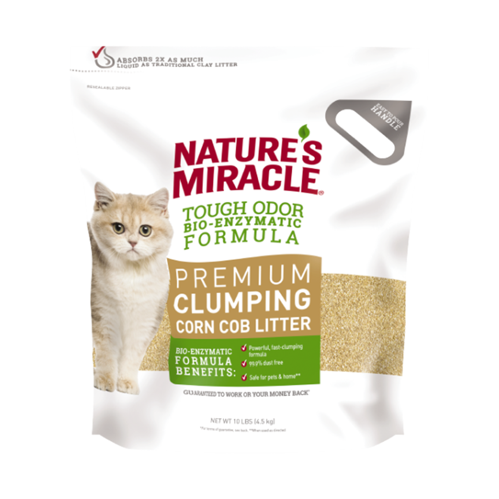 Nature's Miracle Premium Clumping Corn Cob Litter 10lb - 18lb – PET ...